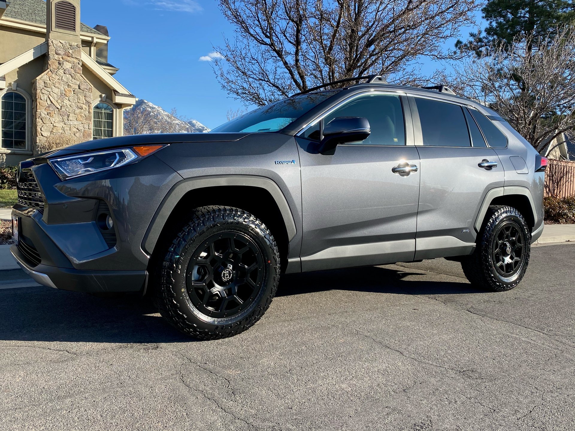 Toyota RAV4 Custom Wheels 17x8 0 ET 35 Tire Size 245 65 R17 X ET